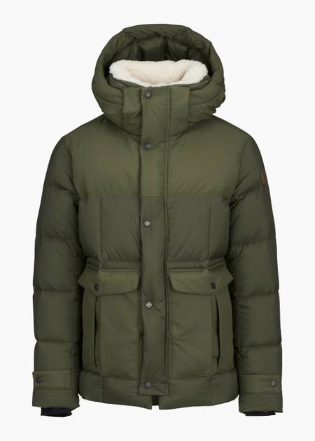 Men’s Water-Resistant Down Jacket with Sherpa Collar | SWIMS | SWIMS®